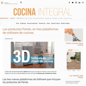 Cocina con campana Pando P-729 - Pando